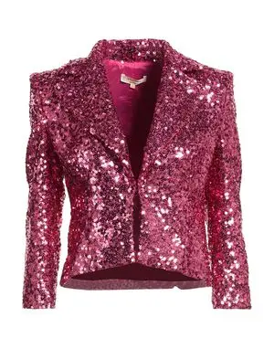 W LES FEMMES BY BABYLON Cropped Sequined Blazer