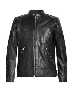 DIESEL Leather Quilted Jacket