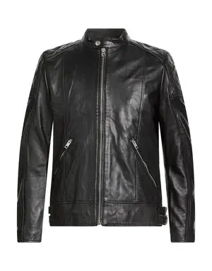 DIESEL Leather Quilted Jacket