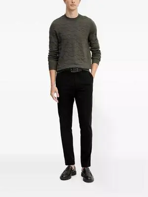Armani Exchange Patterned Crew-neck Sweater - Brown