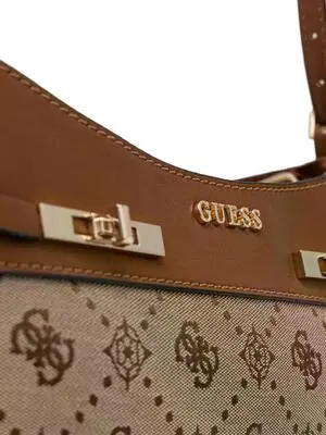 Guess Monogram Turn-lock Shoulder Bag