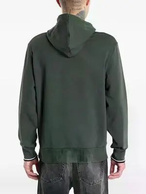 Fred Perry Embroidered Logo Hoodie - Green