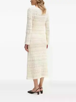 OUI Openwork-design Midi Dress