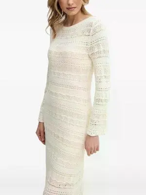 OUI Openwork-design Midi Dress