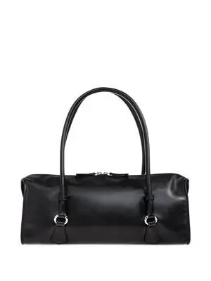 IRO PARIS Ring-detail Leather Tote Bag - Black