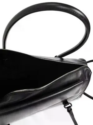 IRO PARIS Ring-detail Leather Tote Bag - Black