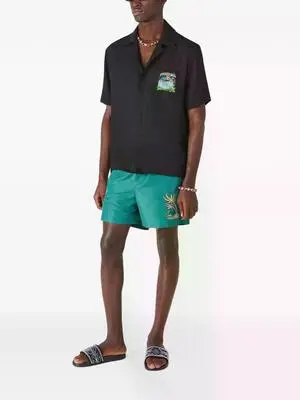 Casablanca Embroidery Swim Shorts