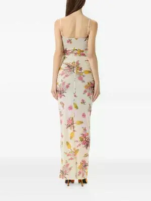 Blumarine Floral Column Dress