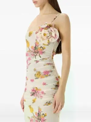 Blumarine Floral Column Dress