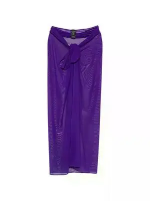 FISICO Knotted Sarong - Purple