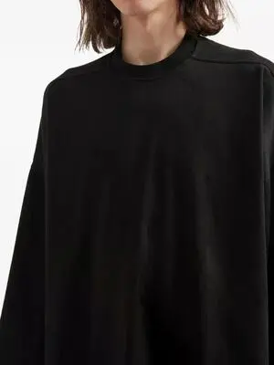 Rick Owens Long Sleeve Crewneck Sweatshirt - Black