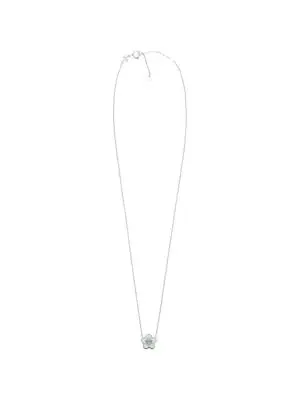Tory Burch Flower Pendant Necklace - Silver