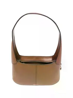 Michael Kors Leather Tote Bag With Logo Charm