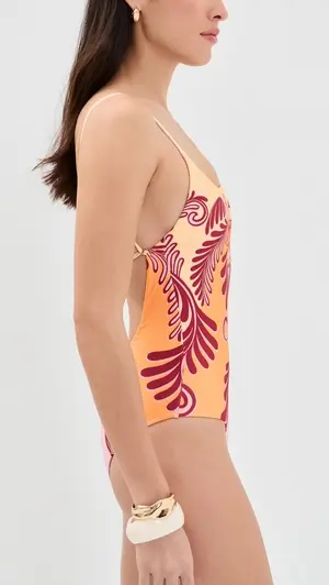 Farm Rio Printed One Piece Swimsuit