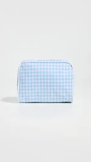 WEEZIE Small Gingham Toiletry Bag