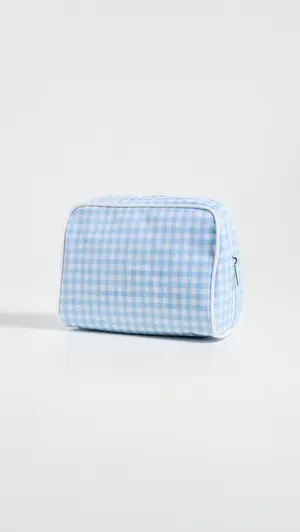 WEEZIE Small Gingham Toiletry Bag
