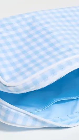 WEEZIE Small Gingham Toiletry Bag