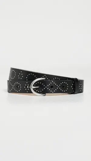 Rag & Bone Maisie Studded Cowhide Belt
