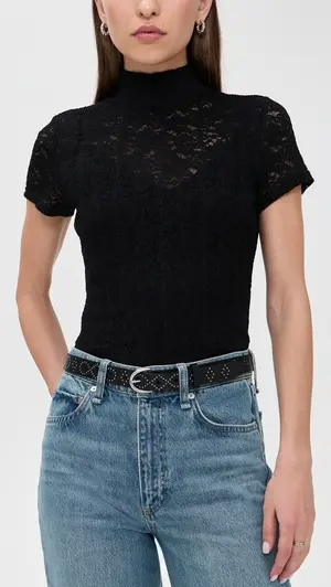 Rag & Bone Maisie Studded Cowhide Belt