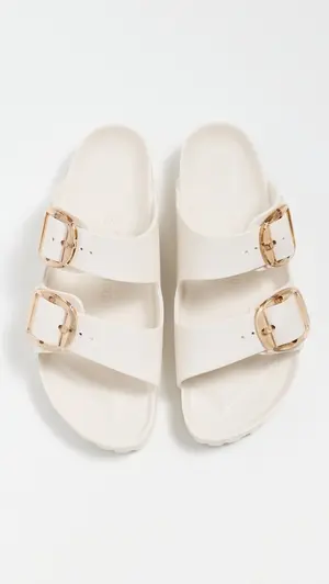 BIRKENSTOCK Arizona Eva Big Buckle Sandals - Eggshell