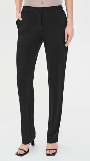 Norma Kamali Flat Front Trousers
