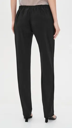 Norma Kamali Flat Front Trousers