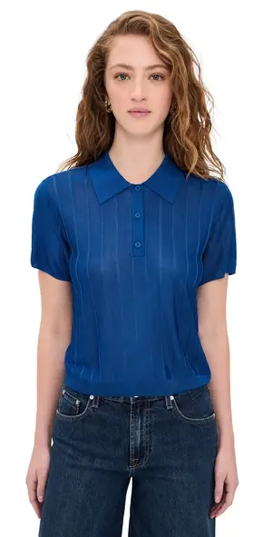 FRAME Ribbed Polo