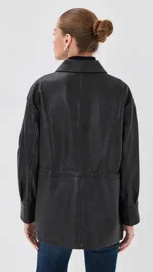 ARMA Maeve Vegetal Leather Jacket - Black