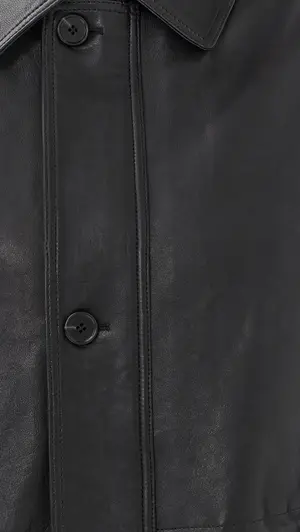 ARMA Maeve Vegetal Leather Jacket - Black