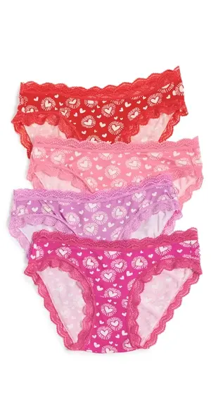 STRIPE & STARE Original Knicker Four Pack - Love Shock