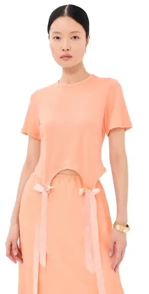 Simone Rocha Bow Tail Easy T-shirt