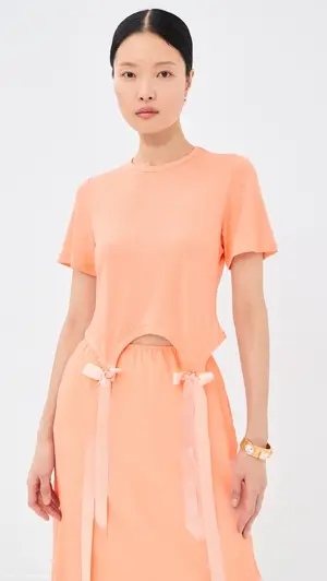 Simone Rocha Bow Tail Easy T-shirt