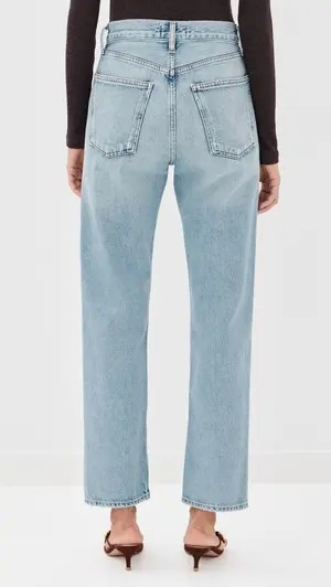 AGOLDE 90s Pinch Waist High Rise Straight Jeans - Addition