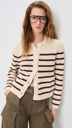 Rag & Bone Costi Striped Cardigan