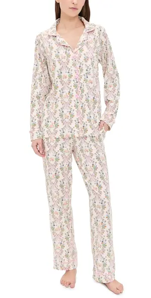 BEDHEAD PAJAMAS Long Sleeve Long Pants Pajama Set - Bunny Blooms