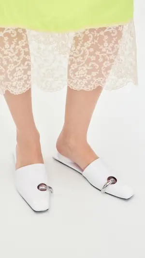 Tory Burch Pierced Mules