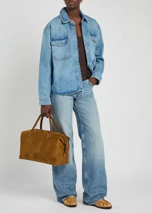 METIER Vérité City Suede Top Handle Bag