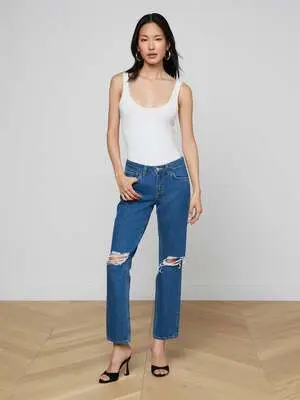 Women's Slouchy Straight Leg Jeans
