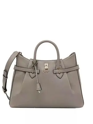 Guess Buckle Padlock Tote Bag - Grey