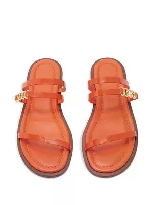 ODISSI Juliet Leather Flat Sandals