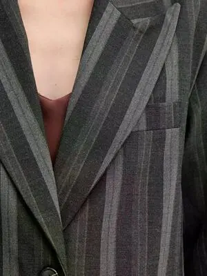 MOS MOSH Striped Button Blazer