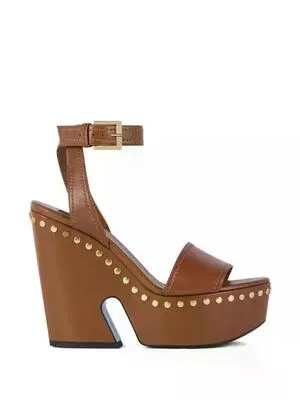 Givenchy 95mm Studded Sandals - Brown