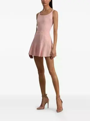 Alice + Olivia Godet Mini Skirt - Pink