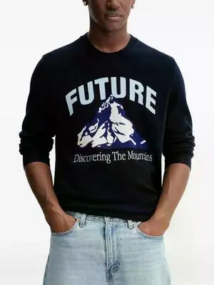 From Future Mountain-graphic Sweater