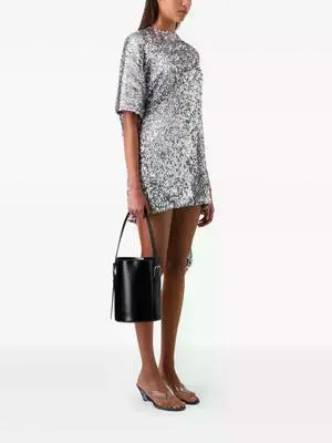 Coperni Zero Draped Asymmetric Dress