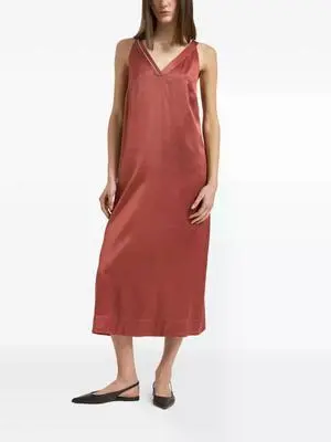Peserico V-neck Midi Dress