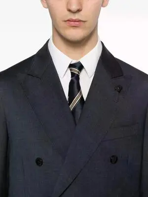 LARDINI Double-breasted Suit - Blue