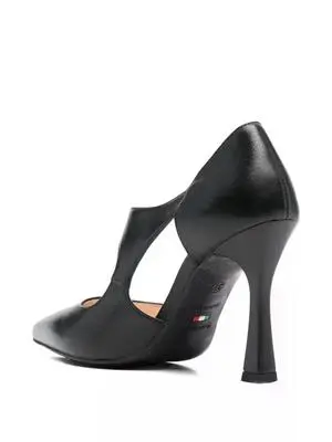 NEROGIARDINI Buckle-strap Leather Pumps - Black