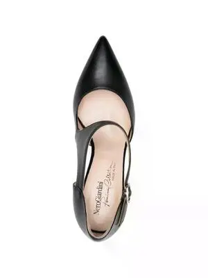 NEROGIARDINI Buckle-strap Leather Pumps - Black