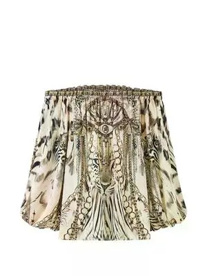 Camilla Frill Off-shoulder Top
